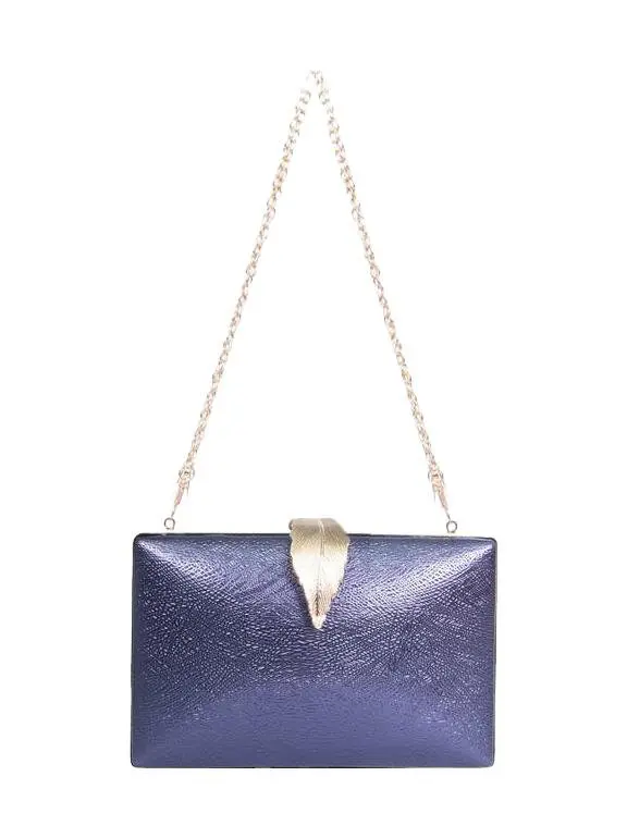 LAUREN LORRAINE Dori Evening Clutch - Pewter