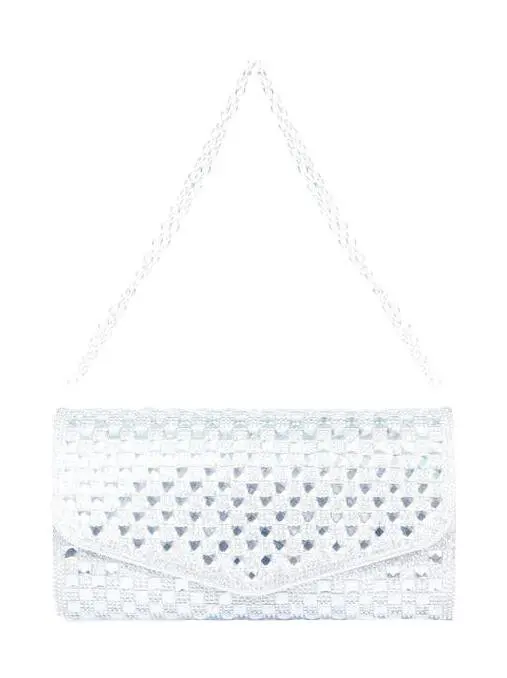 LAUREN LORRAINE Misha Clutch - Silver