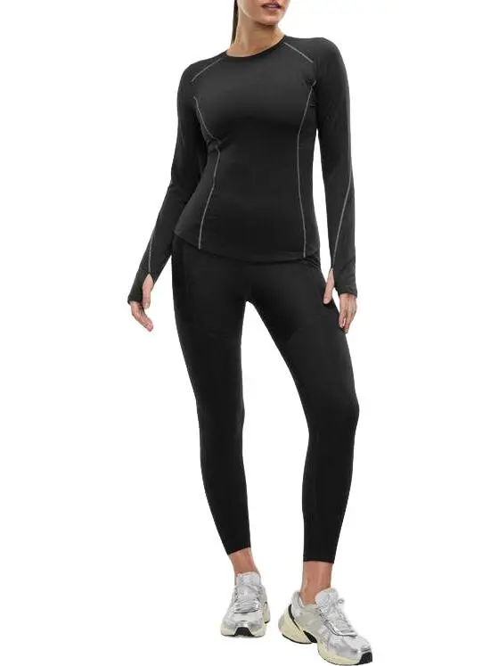 PELOTON Paceform Wind Tight 25 Leggings - Black