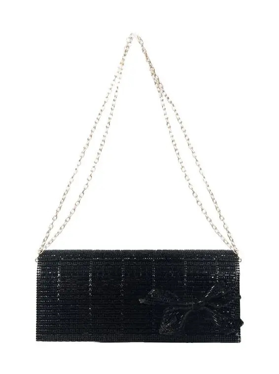 LAUREN LORRAINE Colleen Clutch - Black