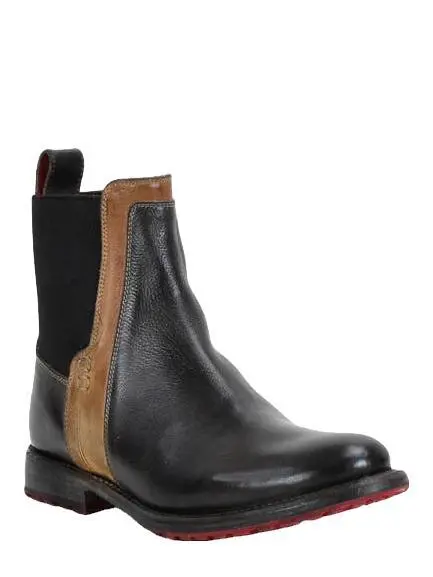 Bed Stu Ethic Chelsea Boot - Black Tan Rustic