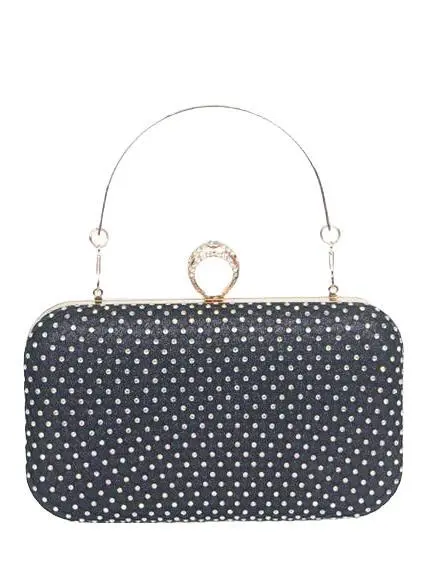 LAUREN LORRAINE Terri Clutch - Black