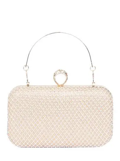 LAUREN LORRAINE Terri Clutch - Nude