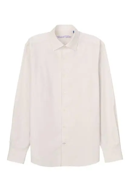 Robert Talbott Morgan Pinwale Corduroy Shirt - Cream