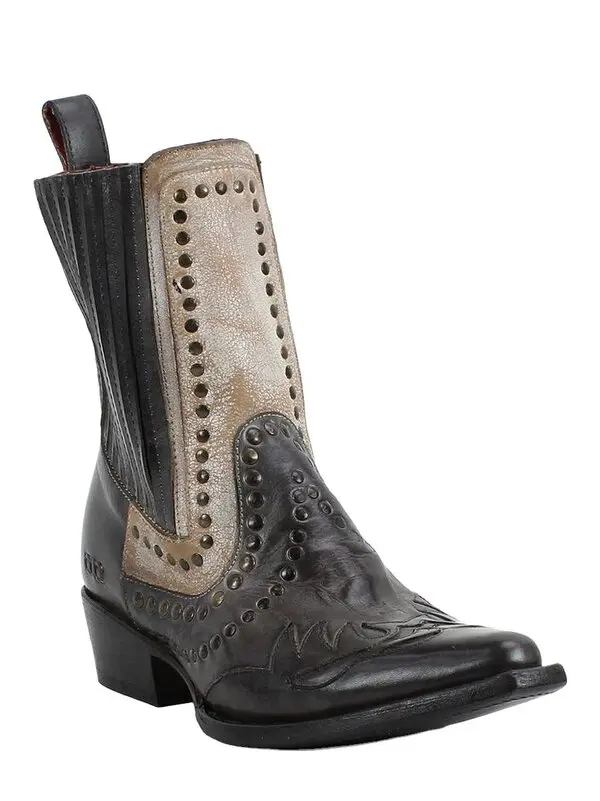 Bed Stu Raise Western Boot - Black Rustic Nectar Lux