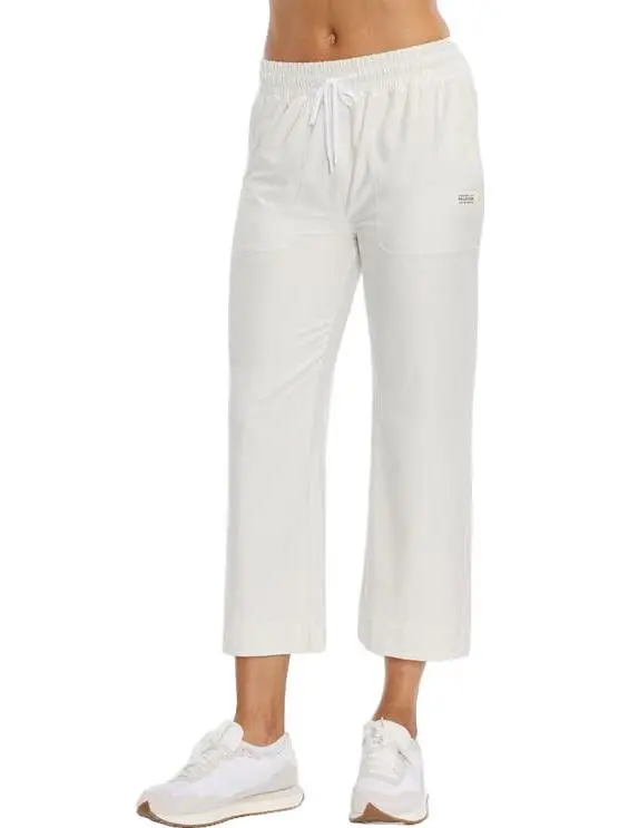 PELOTON Dreamblend Wide Leg Cropped Pant - Snow