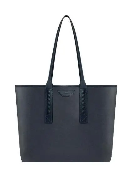 AVITEUR Newport Supple Canvas Tote Bag - Blu Nautico