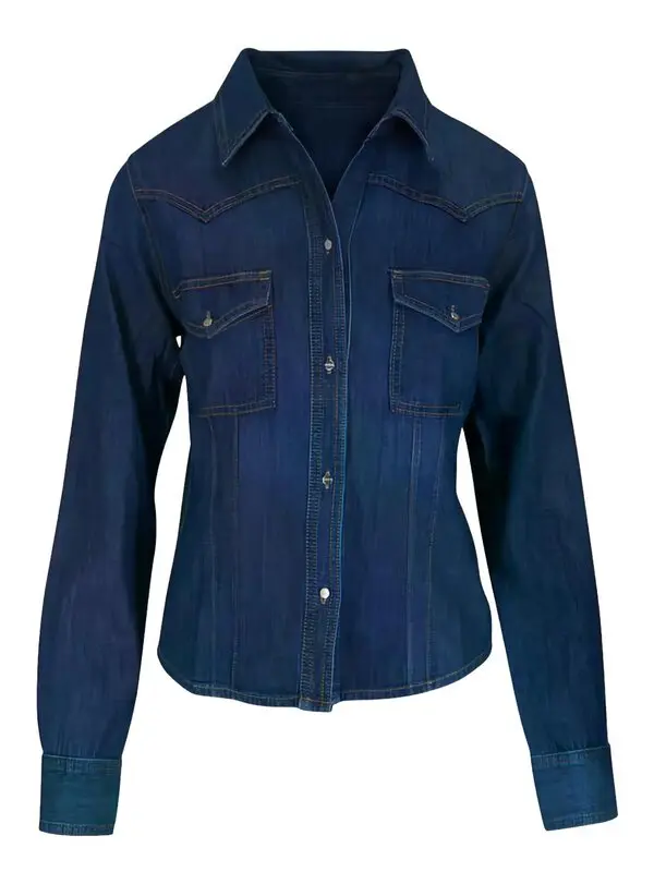TWP Mustang Sally Pocket Shirt - Blue