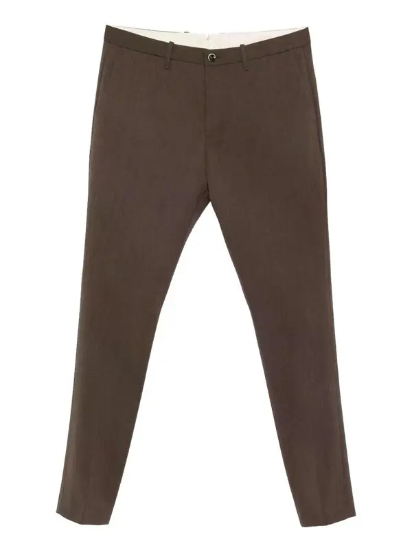 NINE:INTHE:MORNING Button-fastening Trousers - Brown