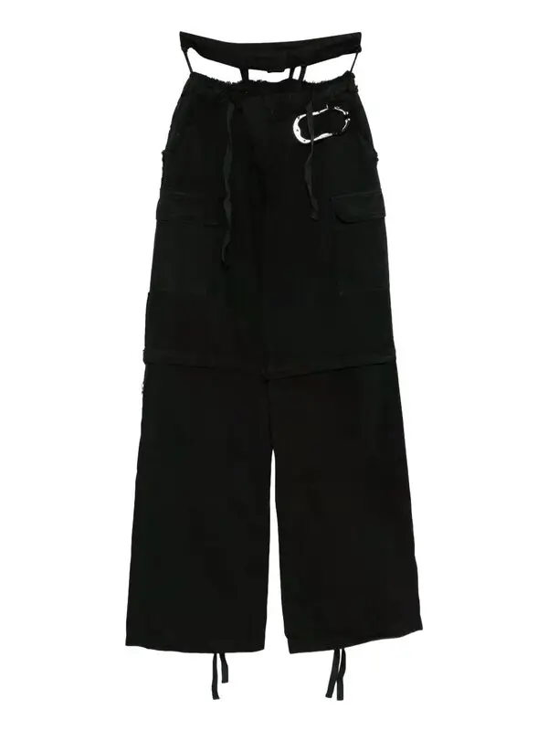 Ottolinger Cargo-pocket Trousers - Black