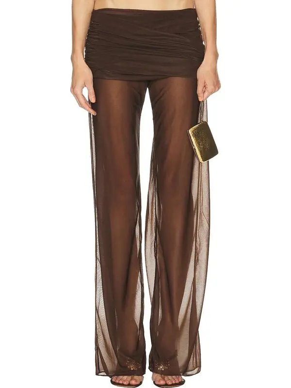 MIRROR PALAIS Cabana Pant - Brown