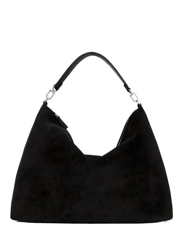TOTEME Suede Scoop Tote Bag - Black