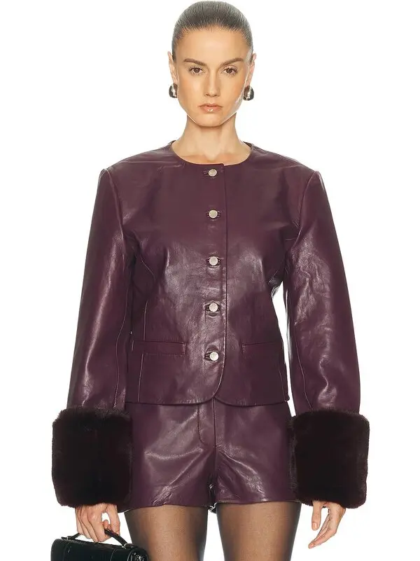 Retrofete Talvi Jacket - Bordeaux
