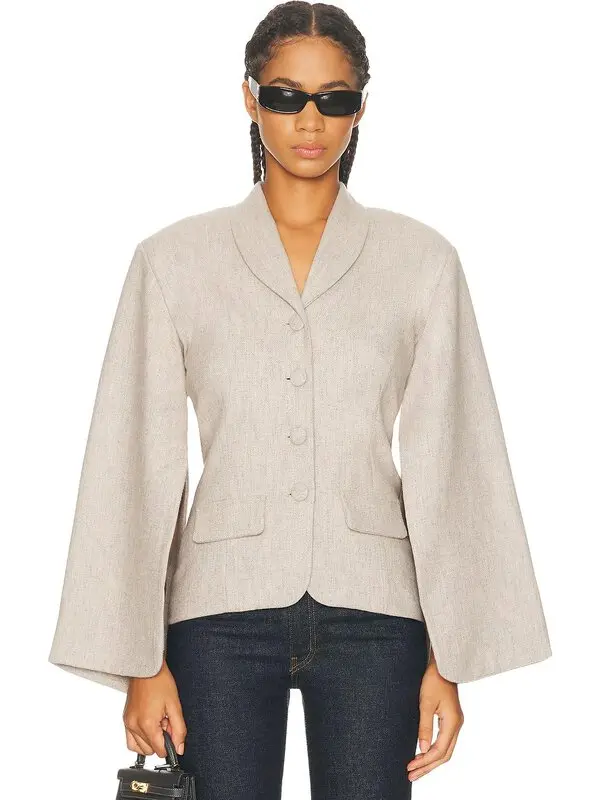 MARLIES GRACE Cate Jacket - Creamed Grey