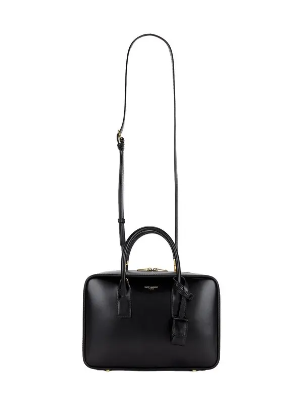 Saint Laurent Small Slp Bauletto Bag - Nero