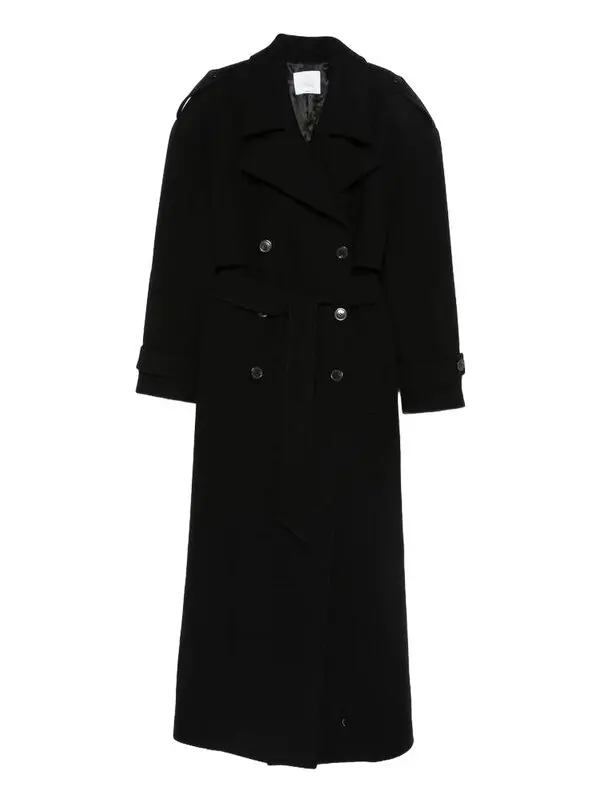 LE SULLY STUDIO Double-breasted Coat - Black