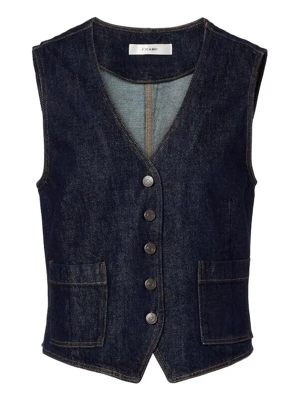 FRAME Denim Vest - Blue