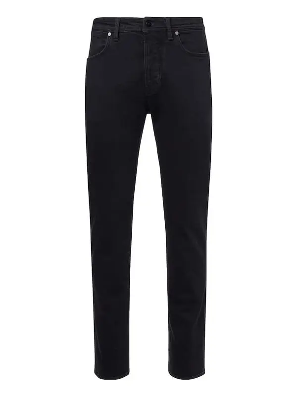 Stone Island Mid-rise Slim Jeans - Black