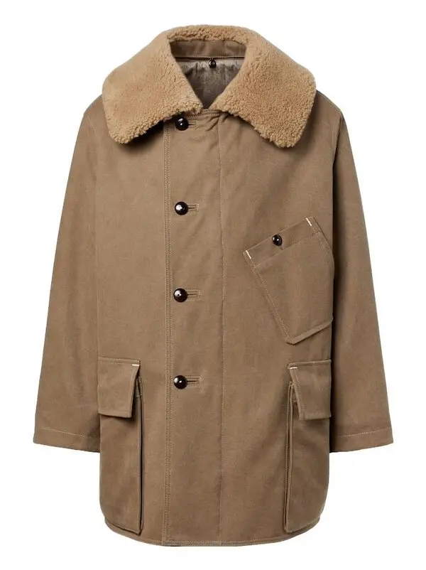 LEMAIRE Cotton-blend Canvas Parka - Beige