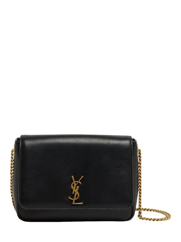 Saint Laurent Kate Flap Shoulder Bag - Nero