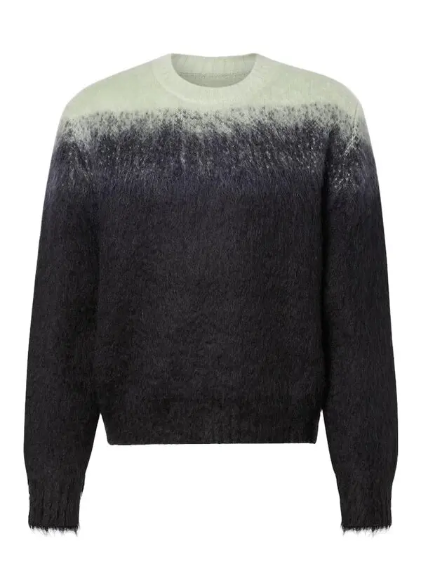 JIL SANDER Mohair And Wool-blend Crewneck Sweater - Blue