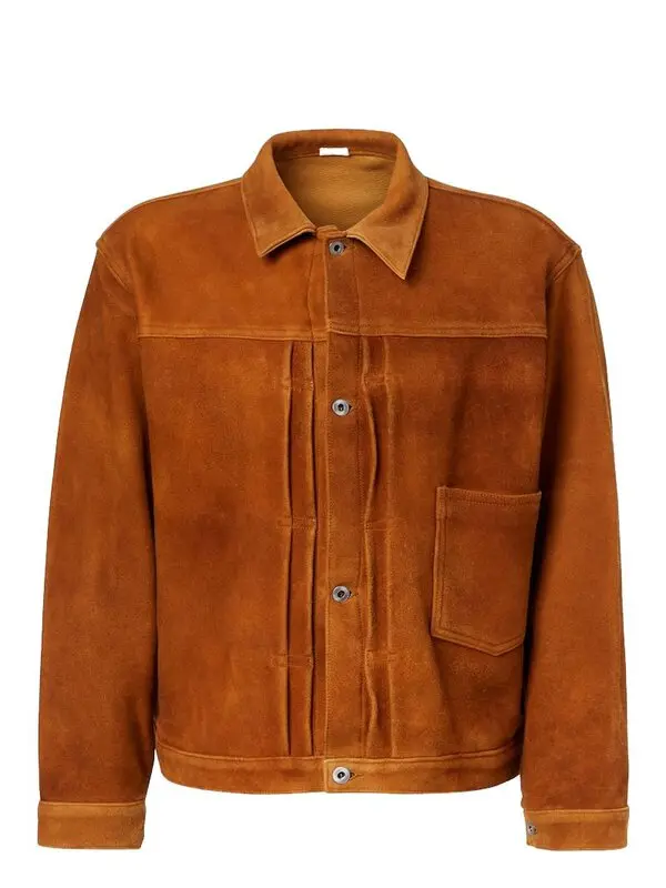 A.PRESSE Vintage No. 213 Suede Jacket - Brown