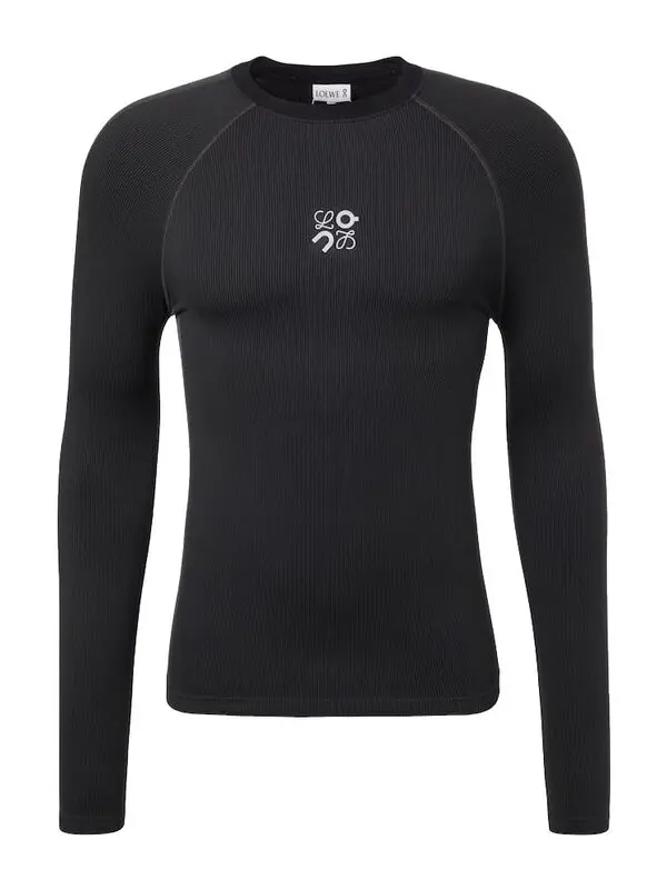 Loewe X On Logo Technical Top - Black