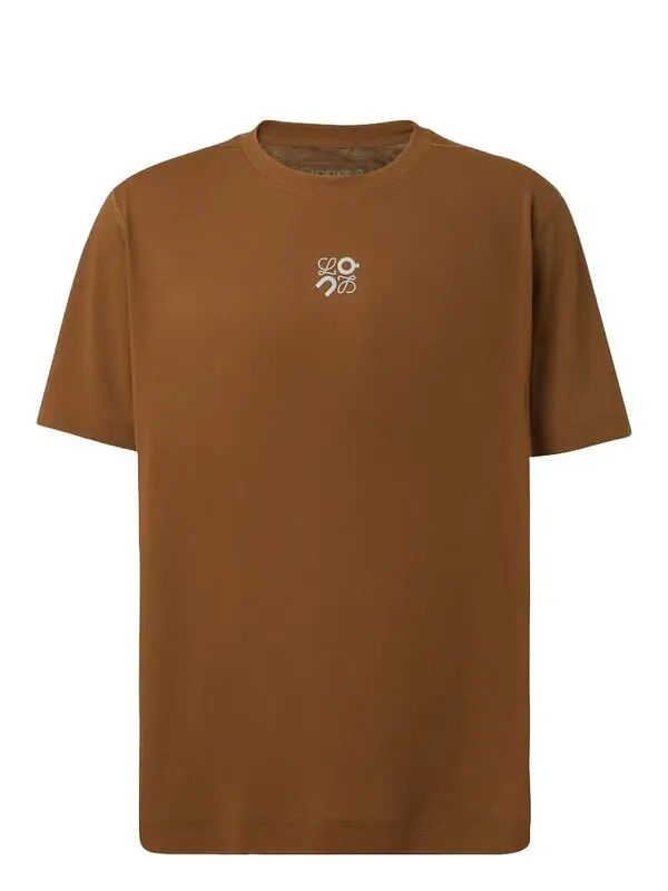 Loewe X On Active Logo Jersey T-shirt - Brown