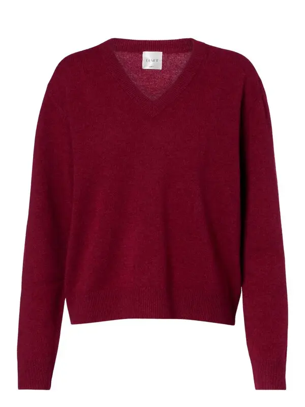 LESET Jesse Wool Sweater - Burgundy