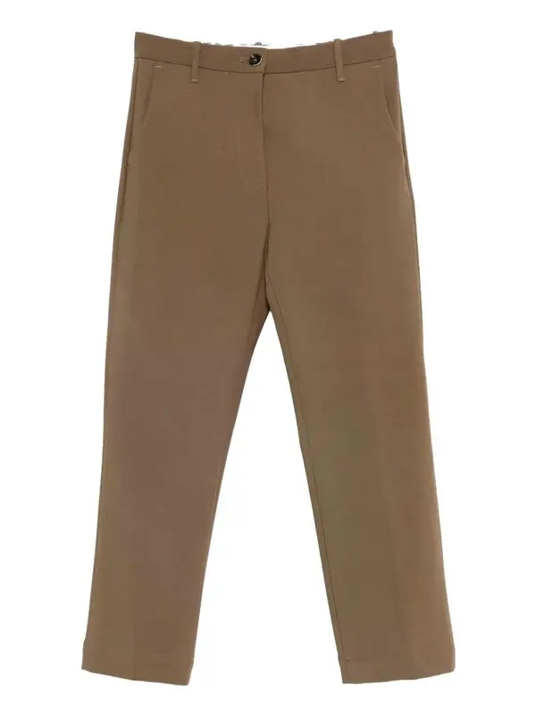 NINE:INTHE:MORNING Button-fastening Trousers - Brown