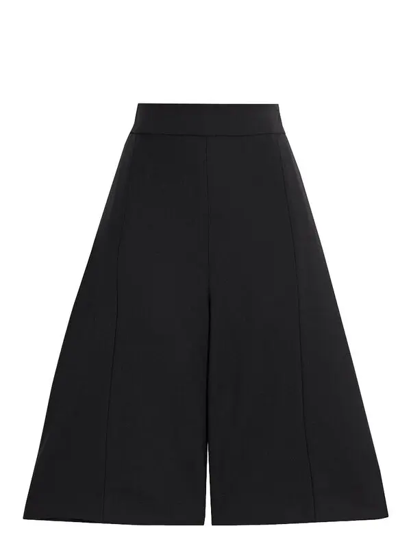 Carolina Herrera Grain De Poudre Wool Shorts - Black