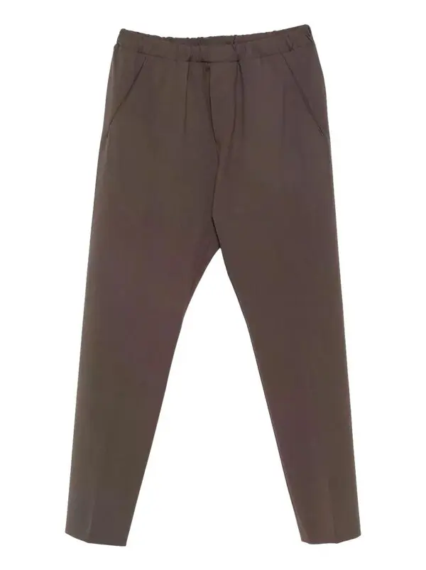 NINE:INTHE:MORNING Elasticated-waist Trousers - Brown
