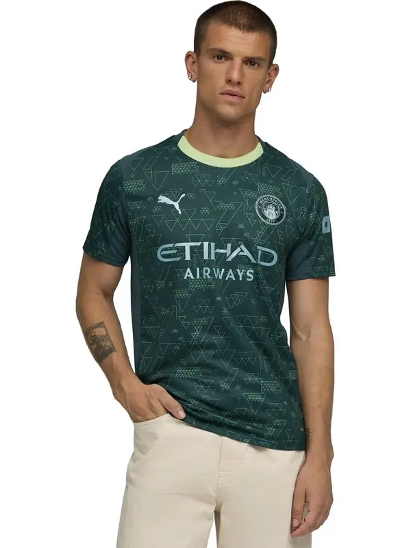 PUMA Manchester City 25/26 Fourth Replica Soccer Jersey - Green