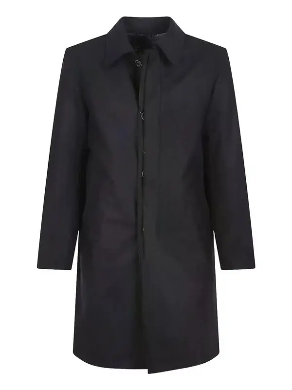 Herno Buttoned Coat - Blue