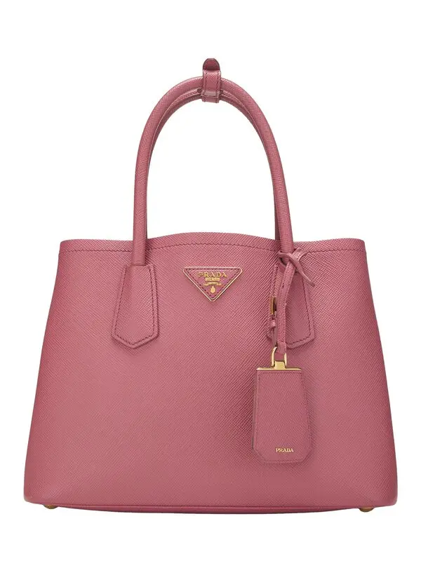 Prada Saffiano Double Bag - Pink