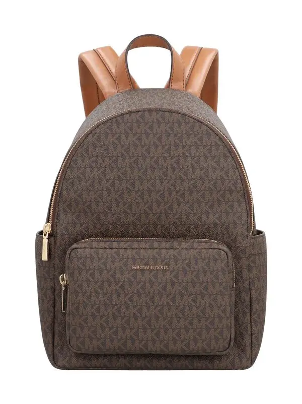 Michael Kors Tanner Logo Print Backpack - Brown