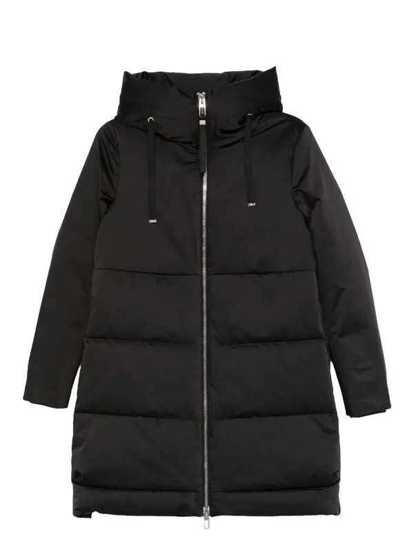 DUNO Padded Hooded Coat - Black