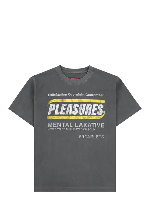 PLEASURES Relief Heavyweight Tee - Black