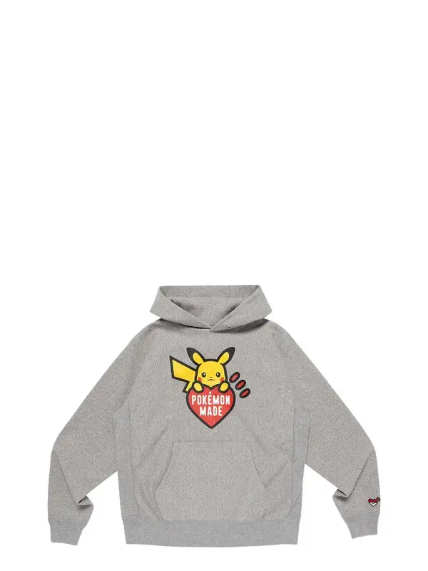 HUMAN MADE X Pokemon Heavyweight Hoodie - Grey