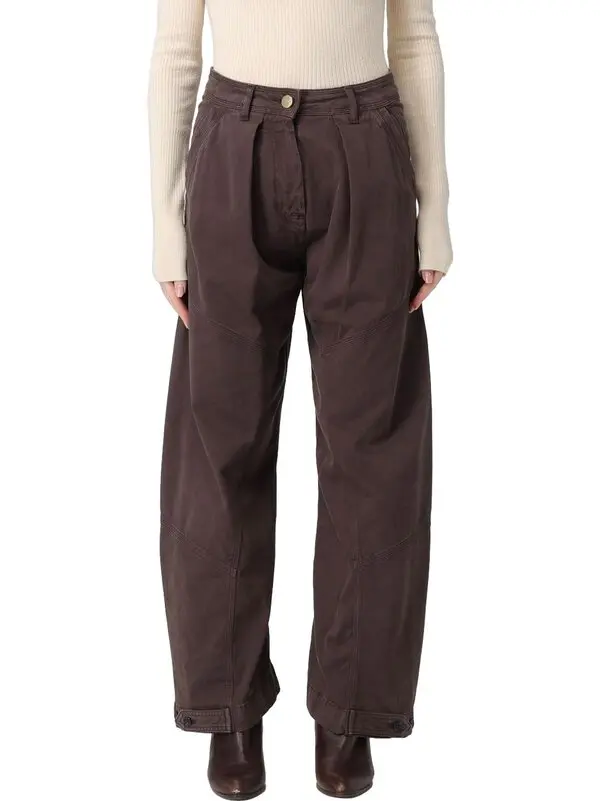 Pinko Wide Leg Trousers - Brown