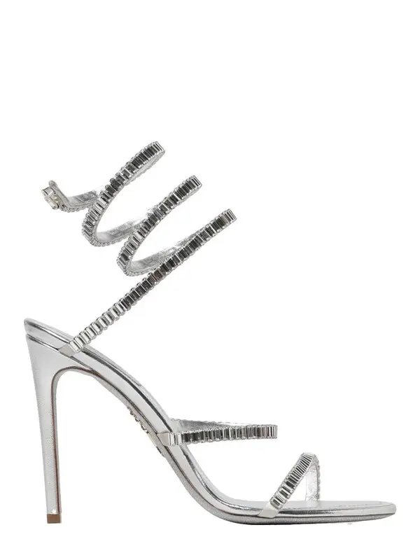 Rene Caovilla Heeled Sandal - Silver