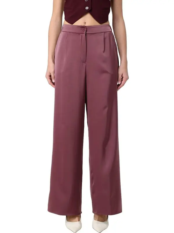 HANITA Wide Leg Trousers - Pink