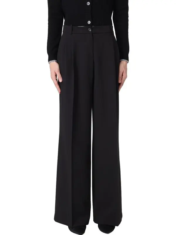 Pinko Wide Leg Trousers - Black