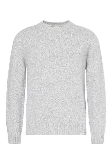 Eleventy Crewneck Wool Knit Jumper - Denim