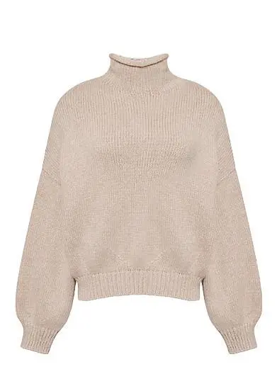 Khaite Juniper Cashmere Knitted Jumper - Sepia