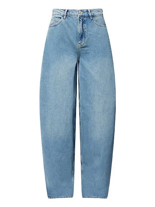 STEL Chester Wide-leg Denim Jeans - Mid Blue Wash