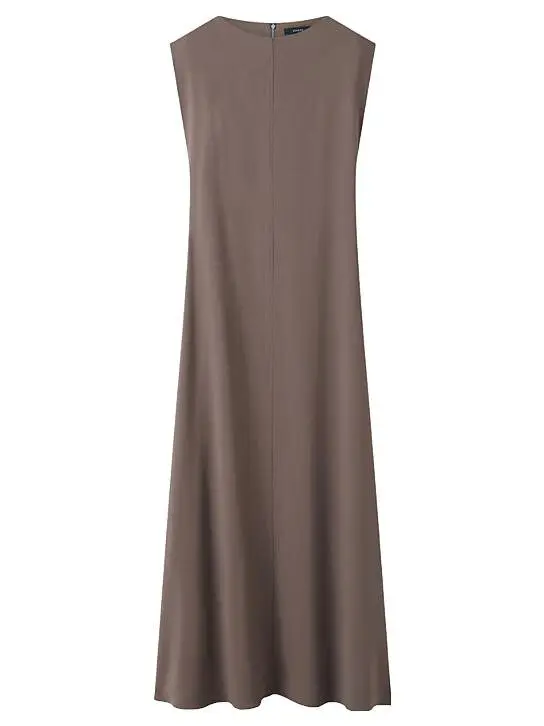 JOSEPH Stretch-woven Maxi Dress - Mushroom
