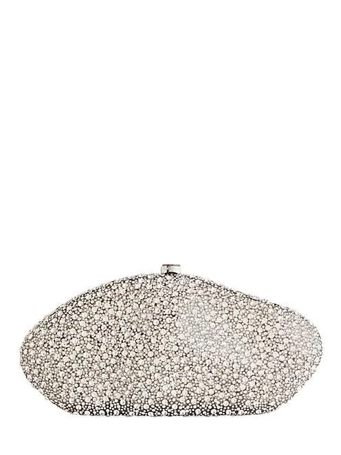 Cult Gaia Caldera Embellished Clutch Bag - Clear