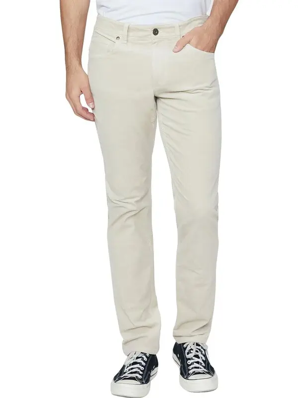 Paige Lennox Slim Micro-corduroy Pants - Ivcrm