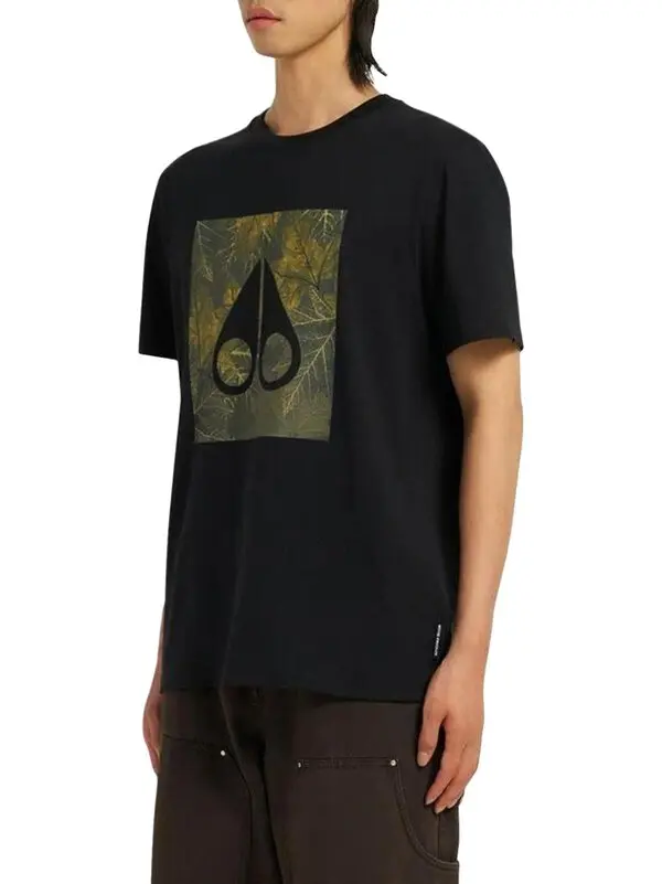 Moose Knuckles Apos;s Hemlock Camo Graphic Short-sleeve T-shirt - Black